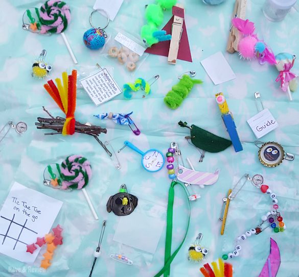 Girl Scout SWAPS mini compass SWAPS