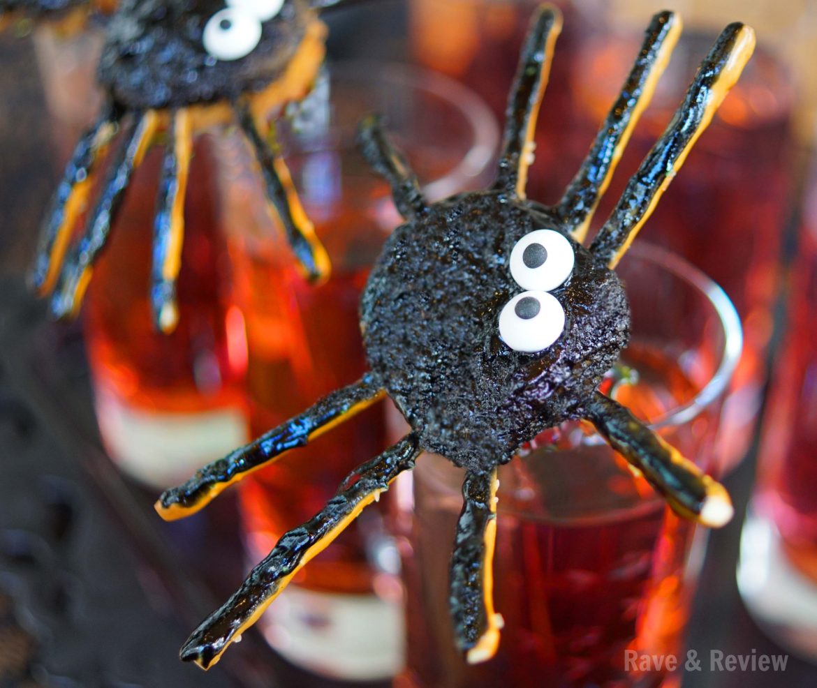 Spooky swizzle sticks and chicken sliders for Halloween - Rave & Review