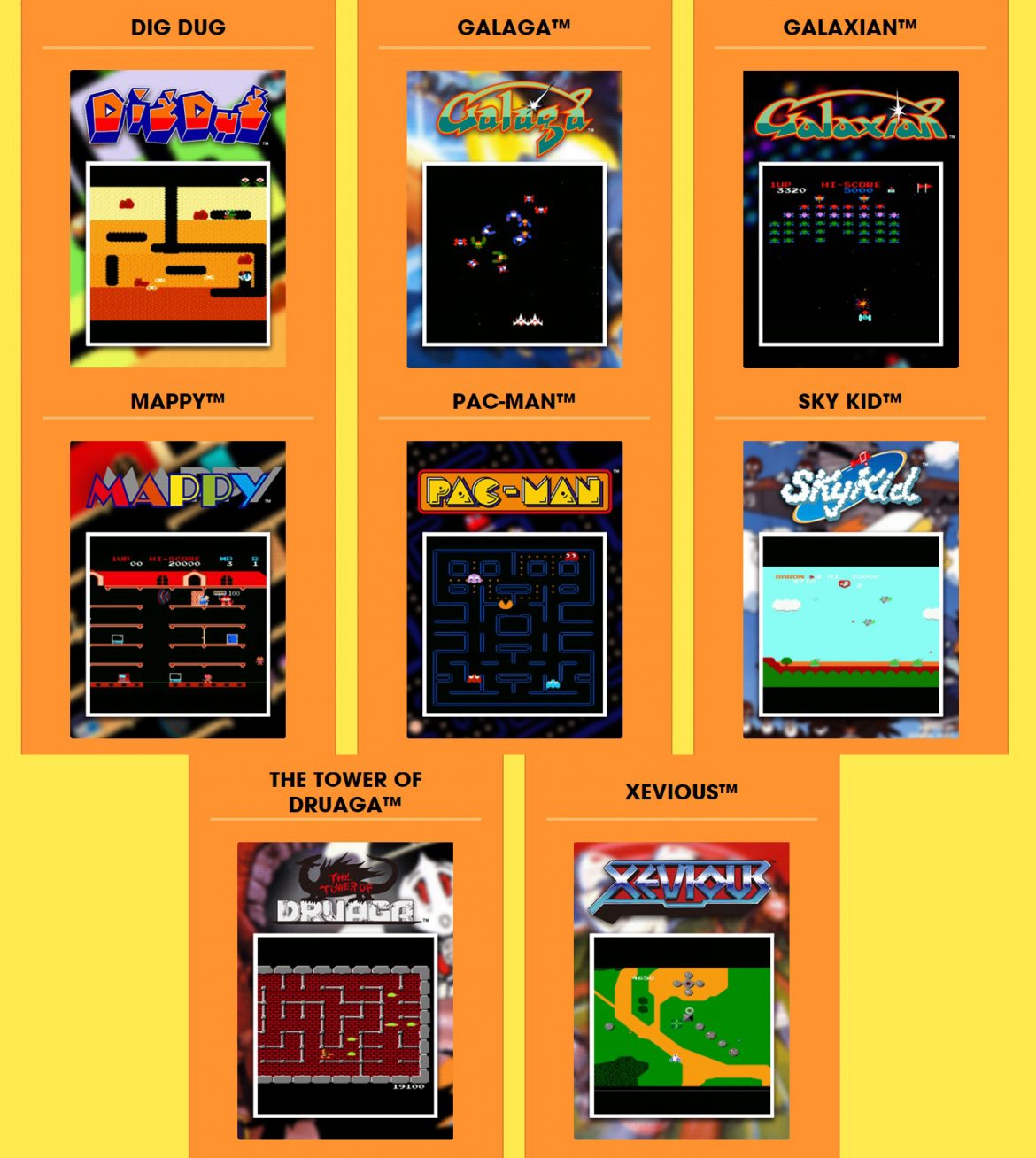 Bandai Namco Flashback Blast! with Pac-Man and 7 other gaming classics ...