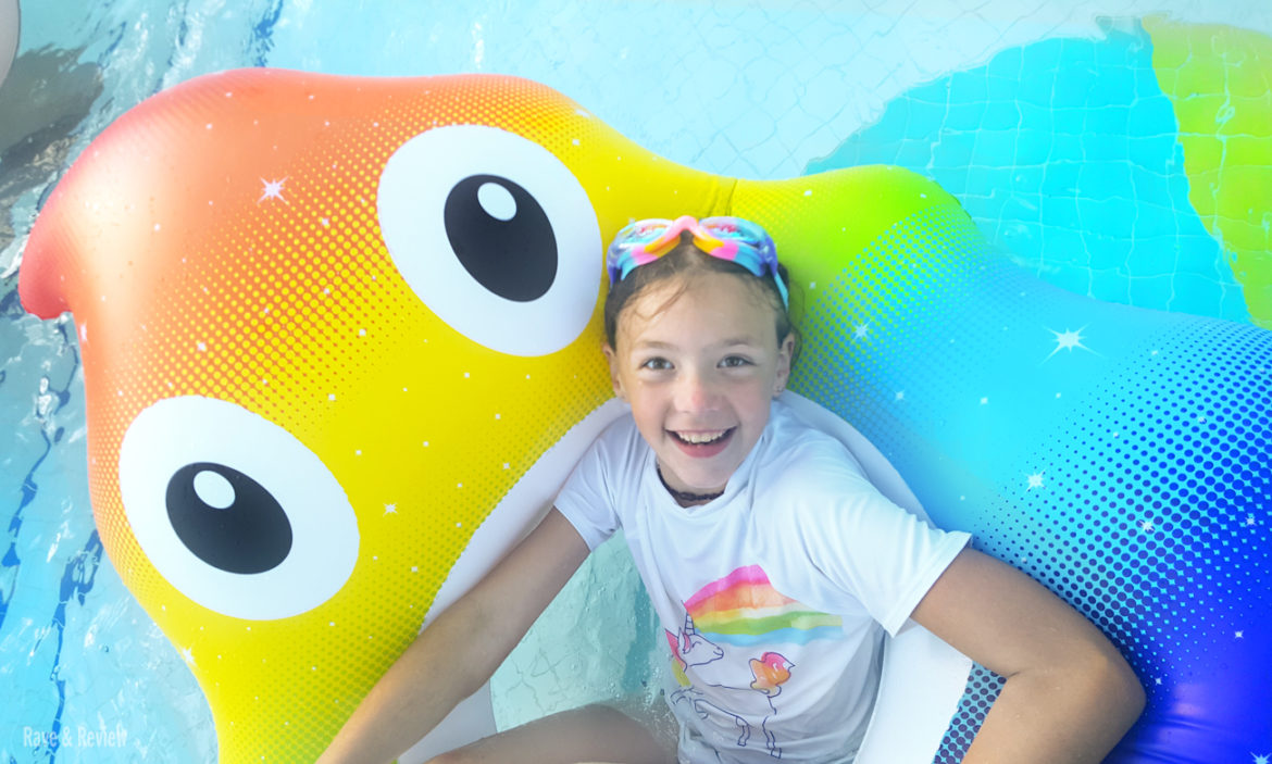 Year-round water fun with Coconut Pool Floats - Rave & Review