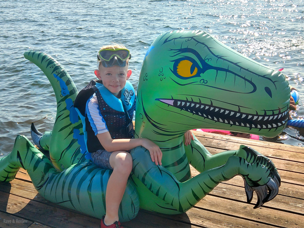 Year-round water fun with Coconut Pool Floats - Rave & Review