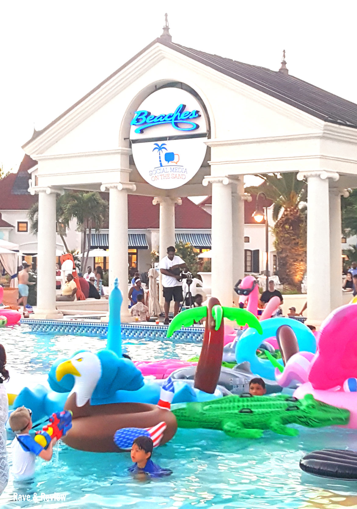 Year-round water fun with Coconut Pool Floats - Rave & Review