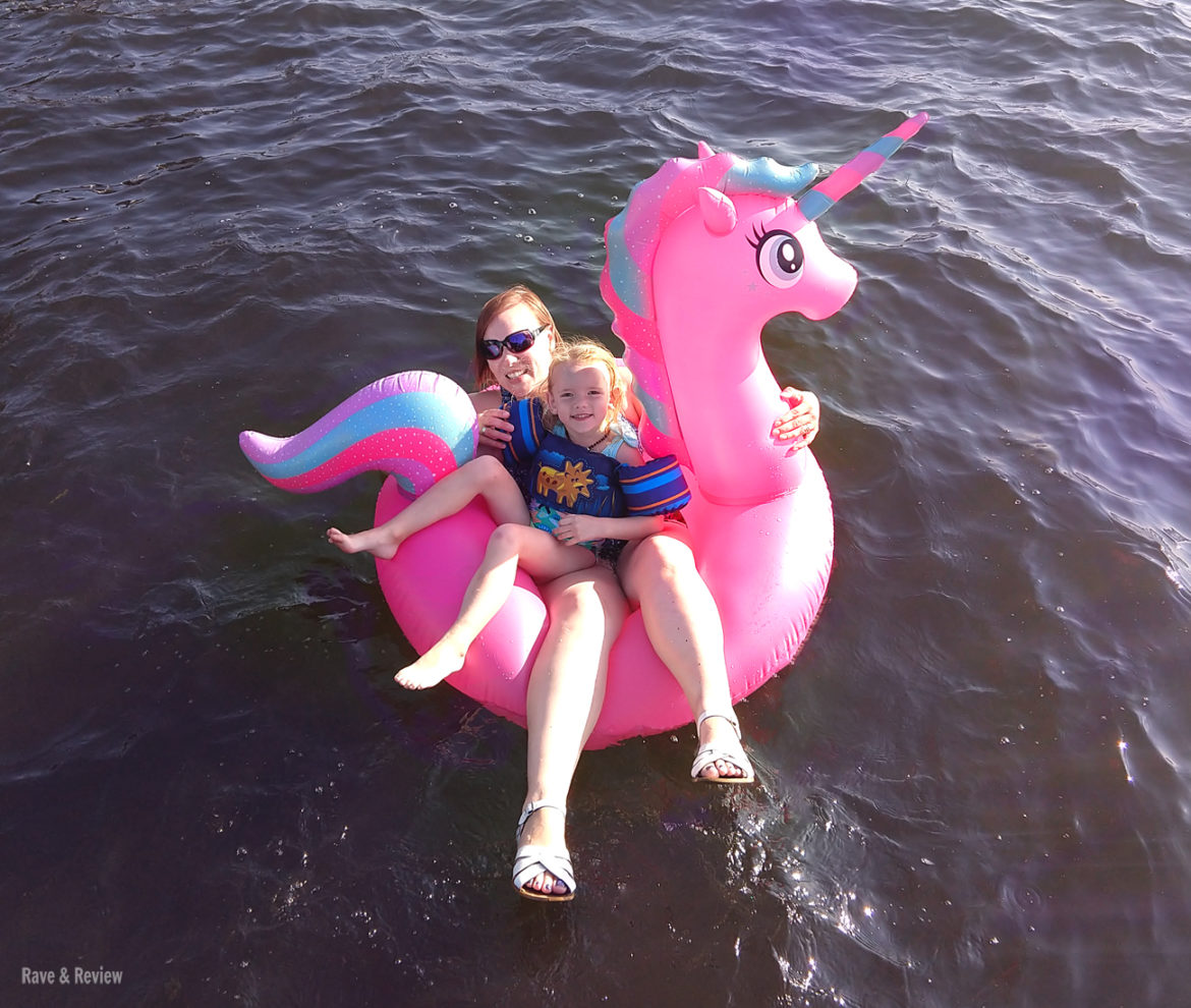 Year-round water fun with Coconut Pool Floats - Rave & Review