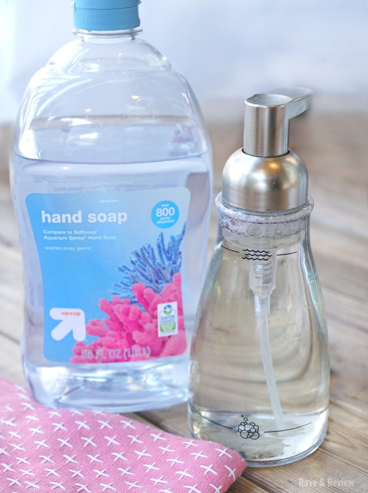 Make your own foaming hand soap - 3 different ways - Rave & Review