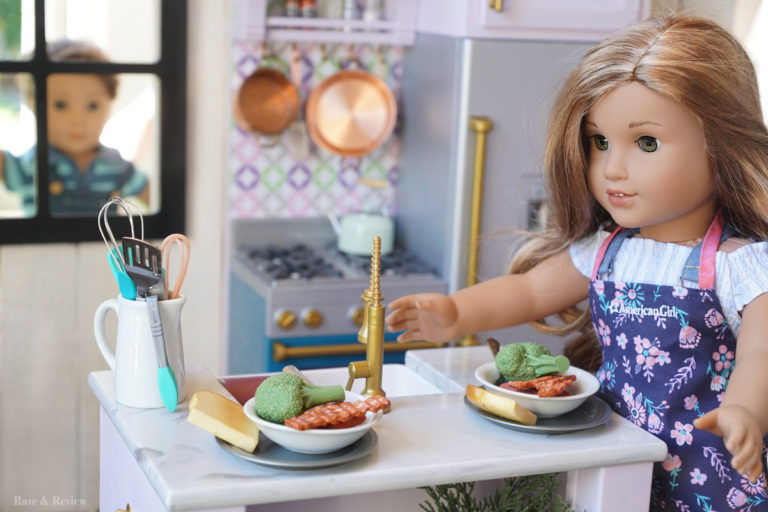 Extended play with the new American Girl kitchen - Rave & Review