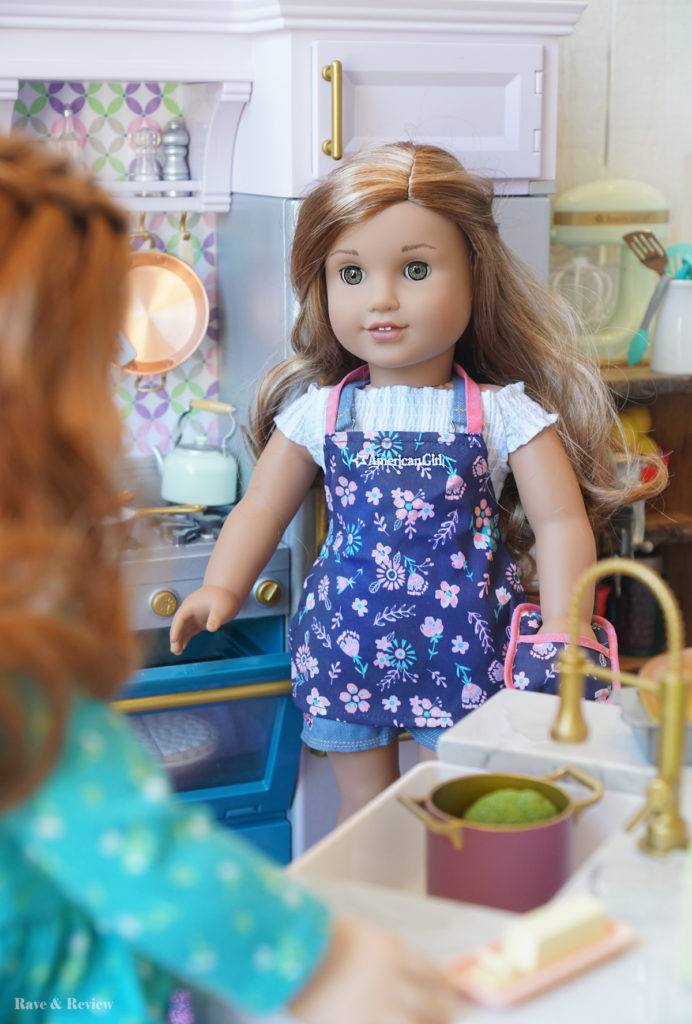 Extended play with the new American Girl kitchen - Rave & Review