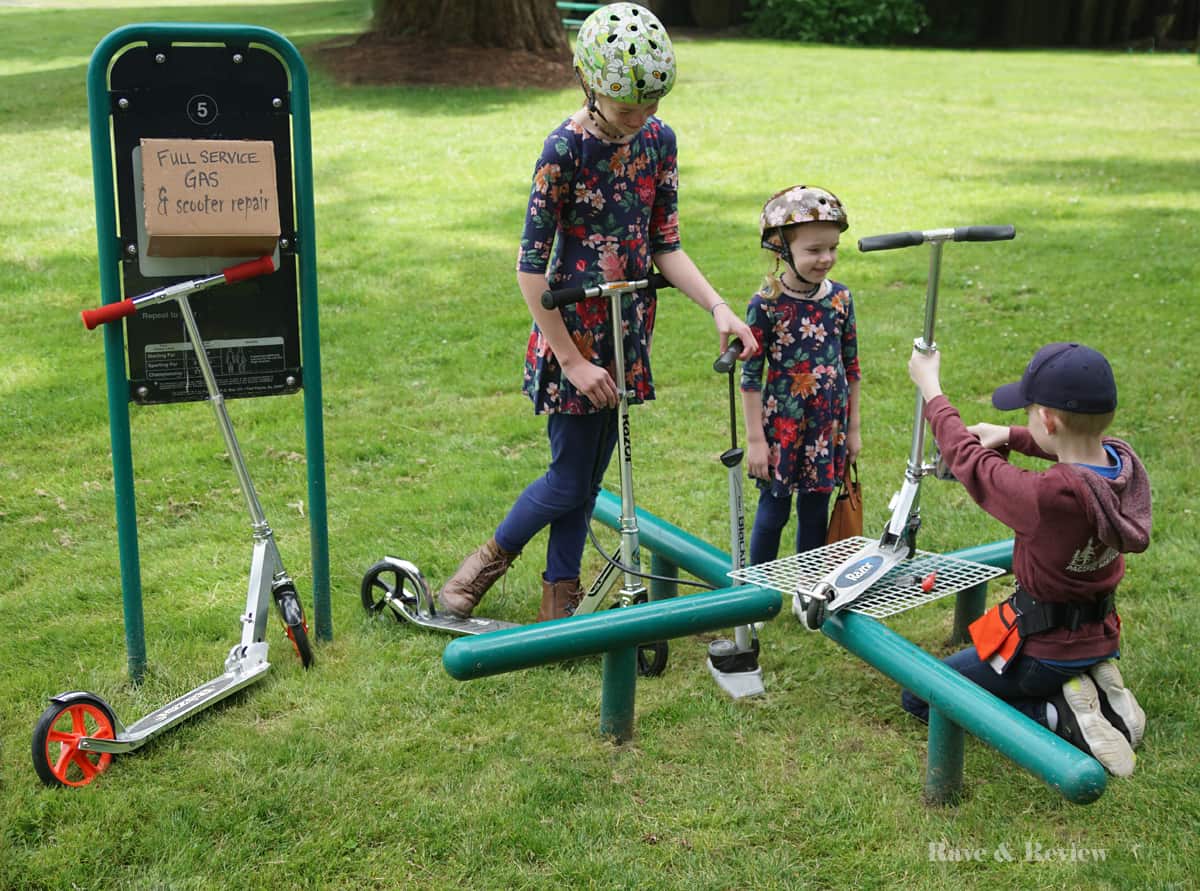 Summer activity with kids: Scooter Town - Rave & Review