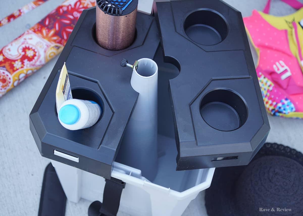 U-Stand all-in-one umbrella, gear, and drink holder - Rave & Review