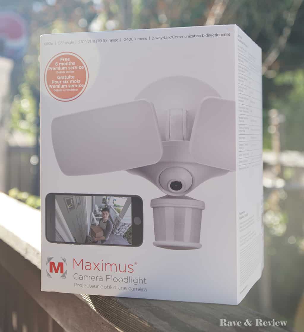 Smart security with the MAXIMUS Camera Floodlight - Rave & Review