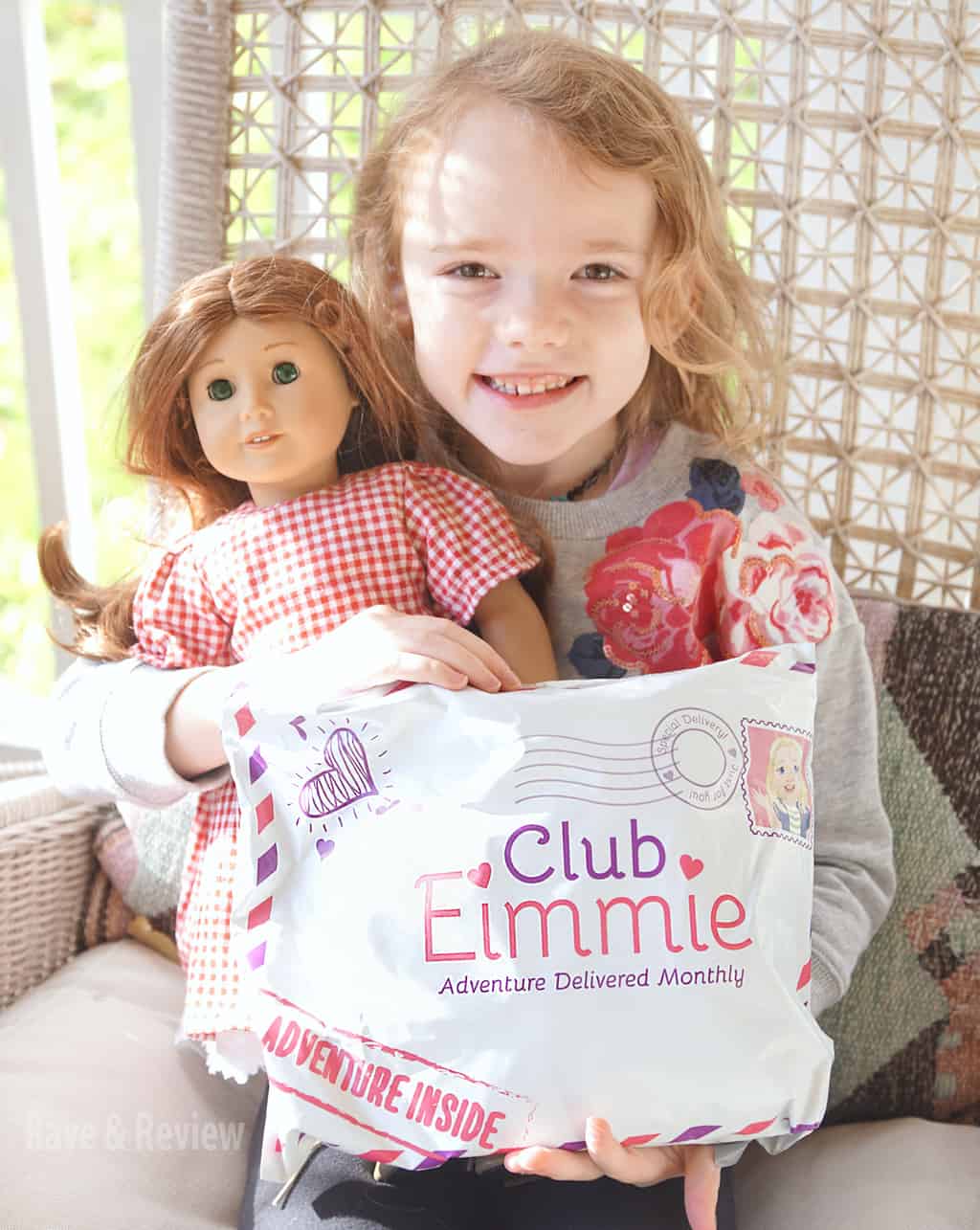 Monthly fun delivered with Eimmie doll subscription box - Rave & Review