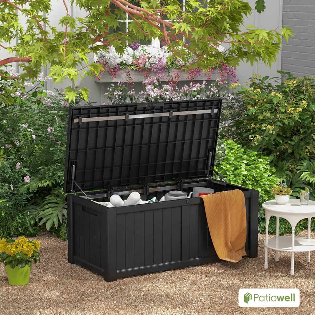 Get organized with a deck box from Patiowell - Rave & Review